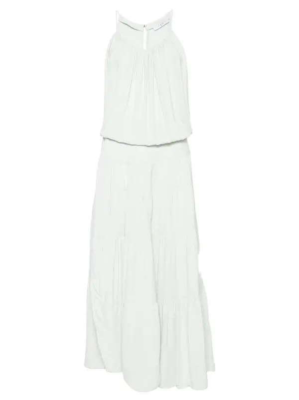 IRO PARIS Island Tiered Maxi Dress - Verde