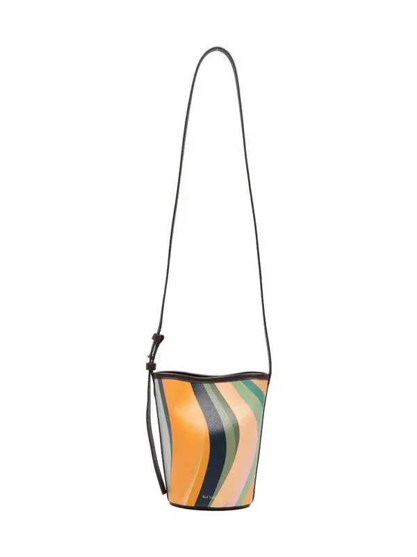 Paul Smith Leather Mini Bucket Bag - Multicolor