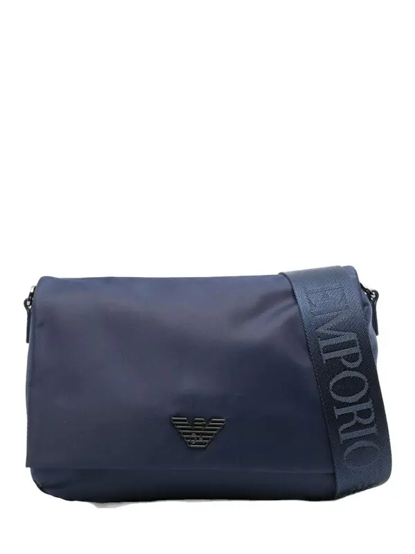 Emporio Armani Nylon Crossbody Bag - Blu