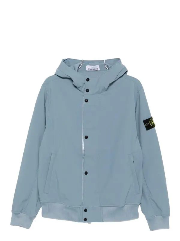 Stone Island Nylon Blouson Jacket - Clear Blue