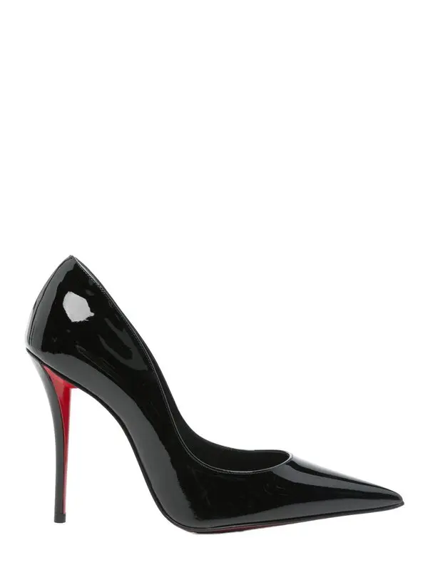 CHRISTIAN LOUBOUTIN Miss Z Patent Leather Pumps - Black
