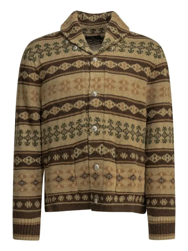 Ralph Lauren Woven Knit Cardigan - Beige