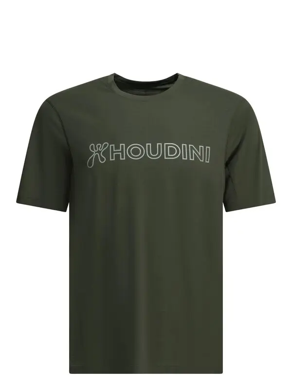 HOUDINI SPORTSWEAR Pace Air Message Crewneck T-shirt - Green