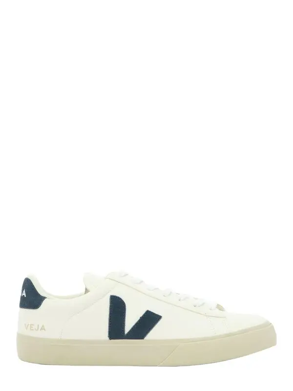 VEJA Campo Leather And Suede Lace-up Sneakers - White