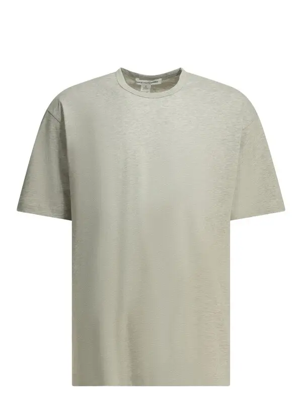 Comme Des Garçons Crewneck T-shirt With Reverse Logo - Grey