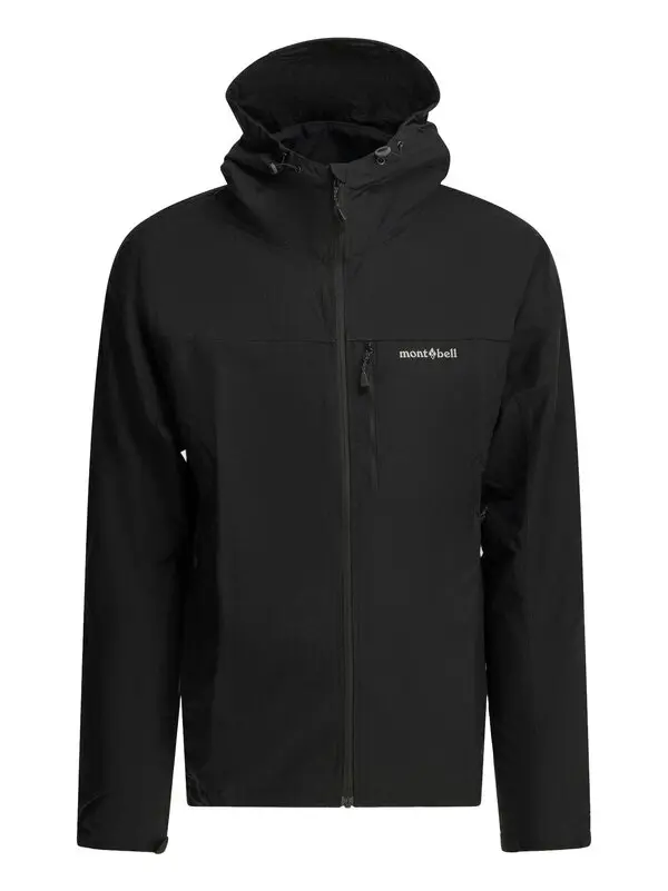 MONTBELL Hooded Zip-up Jacket - Black