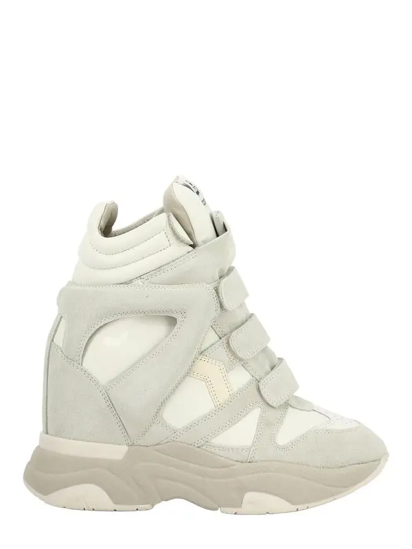 Isabel Marant Balskee High Top Sneakers - White