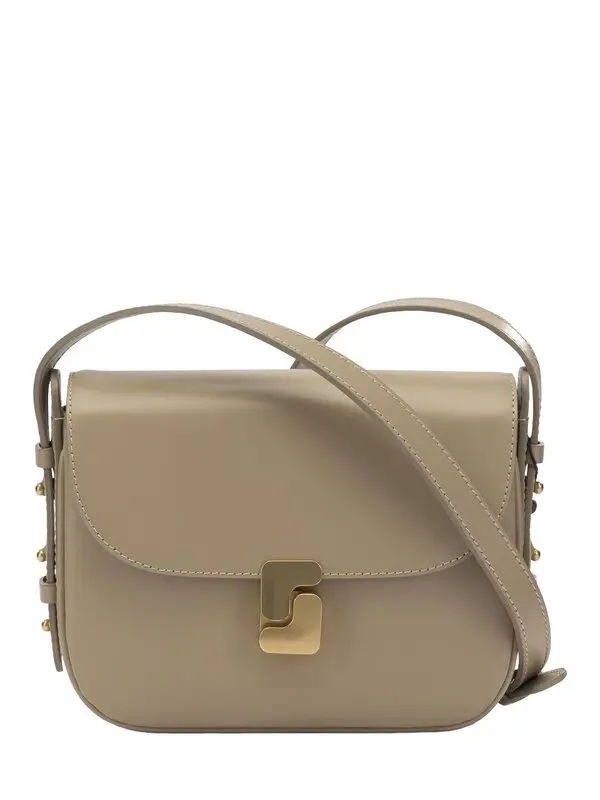 Soeur Bellissima Small Crossbody Bag In Lwg Leather - Beige