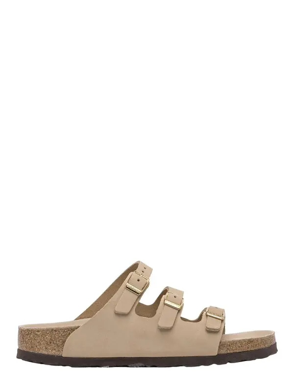 BIRKENSTOCK Florida Fresh Low Sandals With Adjustable Straps - Beige