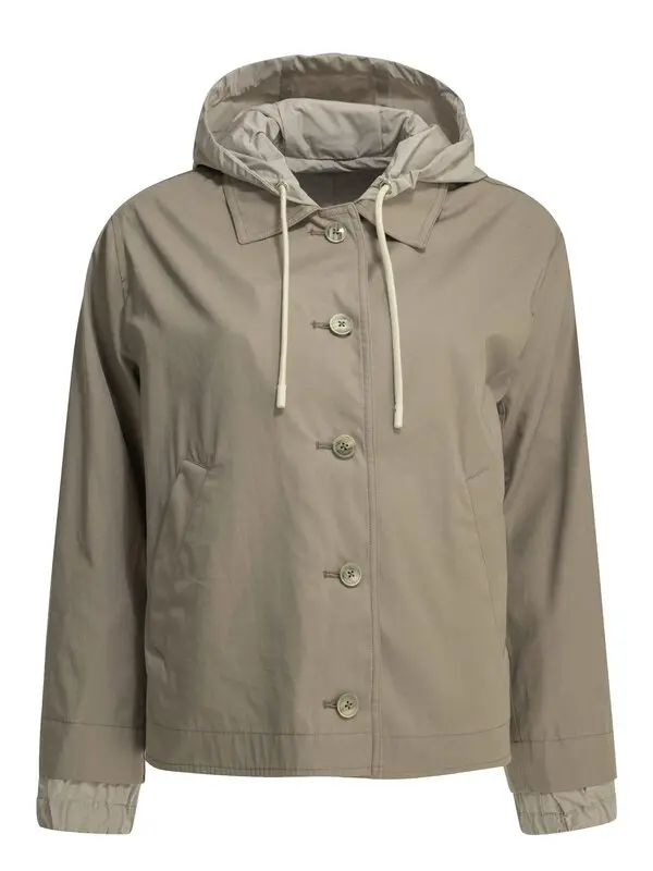 Herno Reversible Lightweight Hooded Jacket - Grey