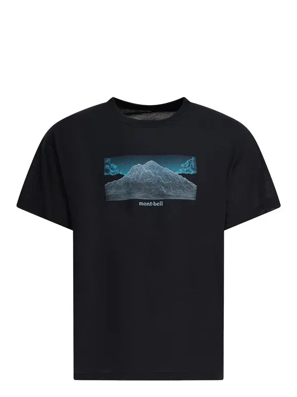 MONTBELL Graphic T-shirt - Black