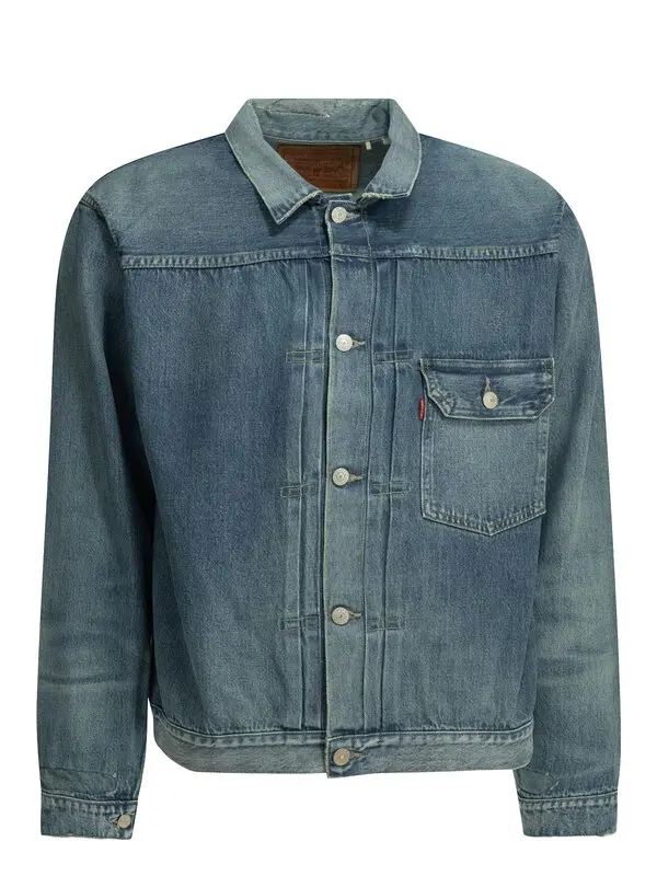 LEVI'S 1936 Type I' Rigid Denim Jacket - Light Blue