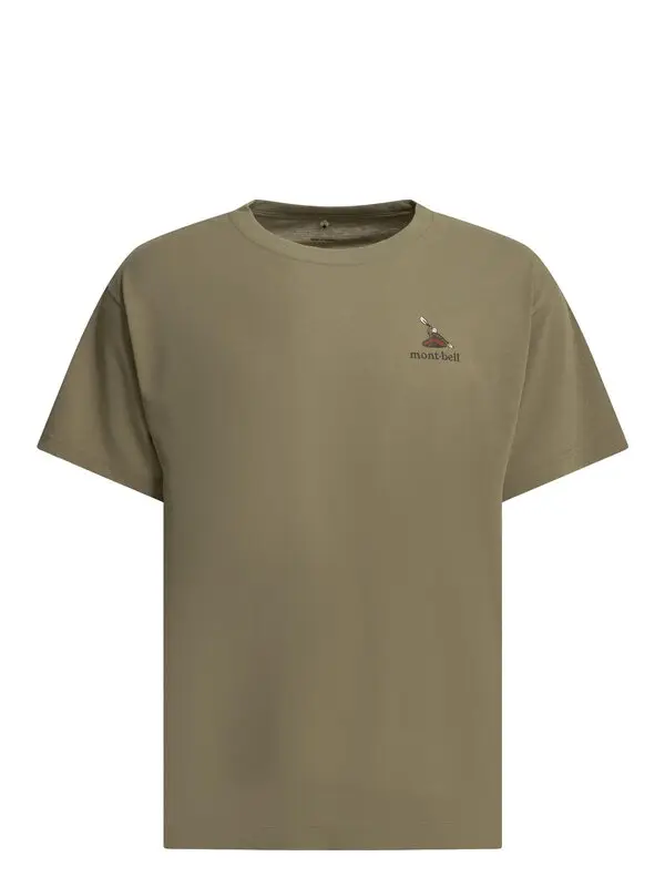 MONTBELL Short Sleeve T-shirt - Brown