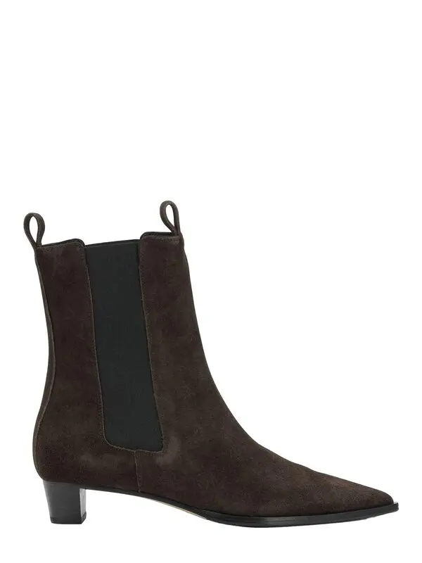 AeydĒ Kiki Chelsea Ankle Boots In Suede - Brown