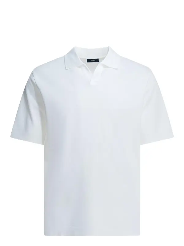 Herno Buttonless Polo Shirt - White