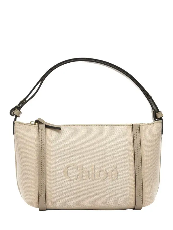 Chloé Small Carry Shoulder Bag - Beige