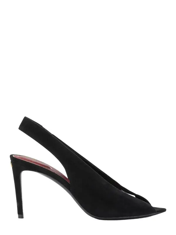 Valentino Garavani Révélé 105mm Suede Pumps - Black