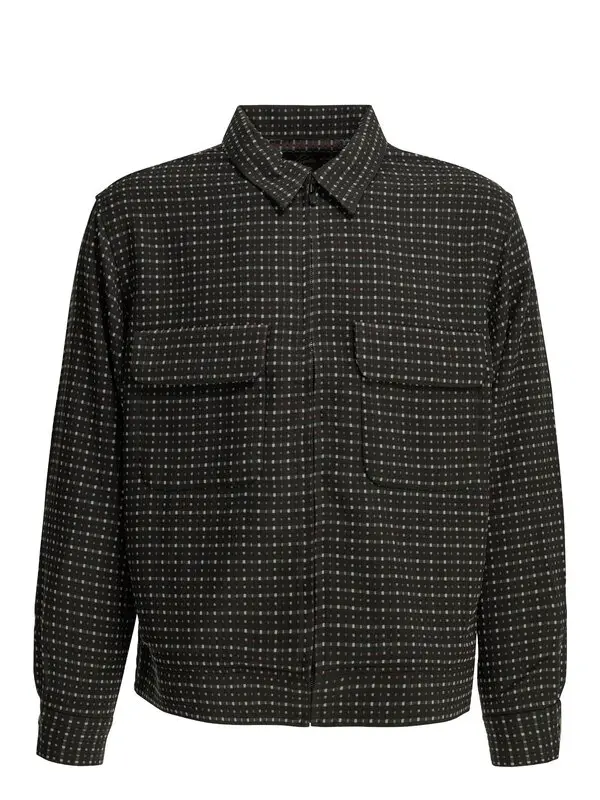 Needles Dobby Square Jacket - Black