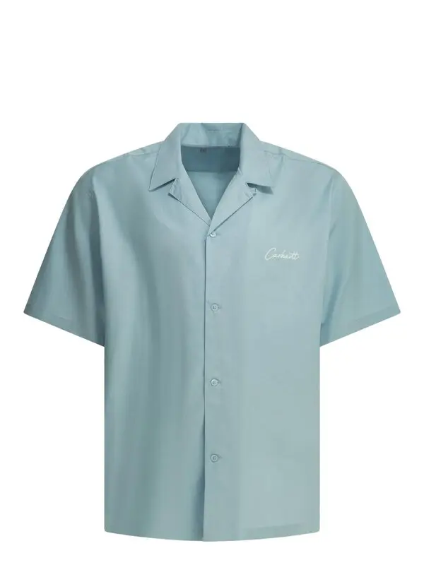 Carhartt Work In Progress S/s Delray Casual Shirt - Light Blue