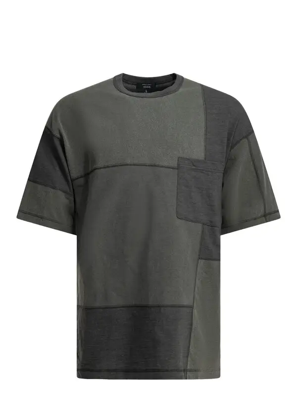 Comme Des Garçons Patchwork Crewneck T-shirt - Black