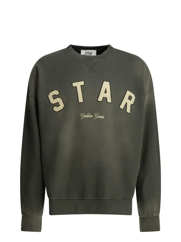 GOLDEN GOOSE Star' Crewneck Sweatshirt - Black