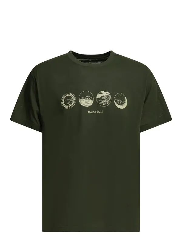 MONTBELL Graphic T-shirt - Green