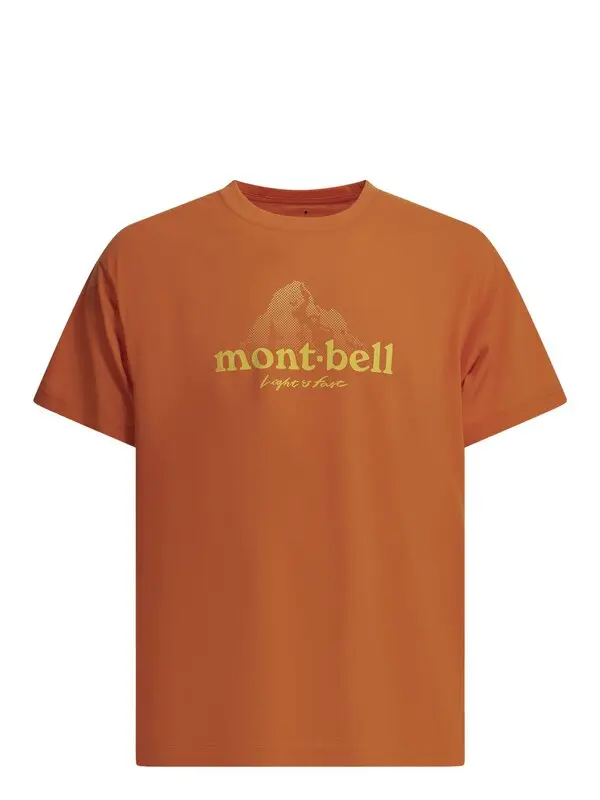 MONTBELL T-shirt With Graphic Print - Orange