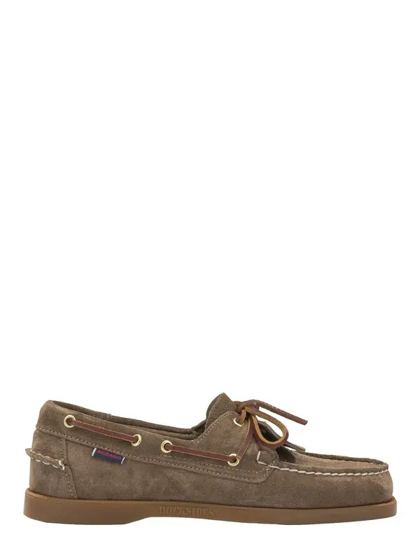 SEBAGO Portland Artisan Suede Lace-up Loafers - Brown