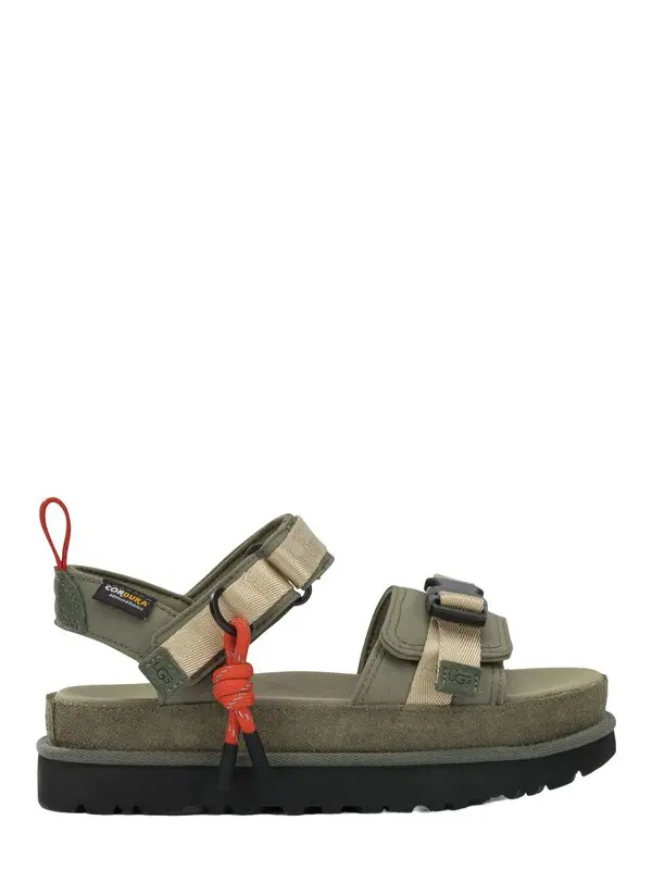 UGG Goldenstar Wildwood Low Sandals With Suede And Recycled Materials - Green