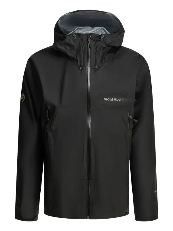 MONTBELL Hooded Zip Up Jacket - Black