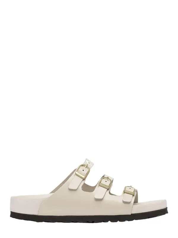 BIRKENSTOCK Florida Fresh Low Sandals With Three Adjustable Straps - White