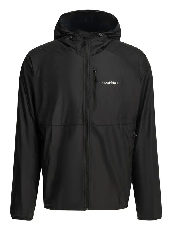 MONTBELL Hooded Zip-up Jacket - Black