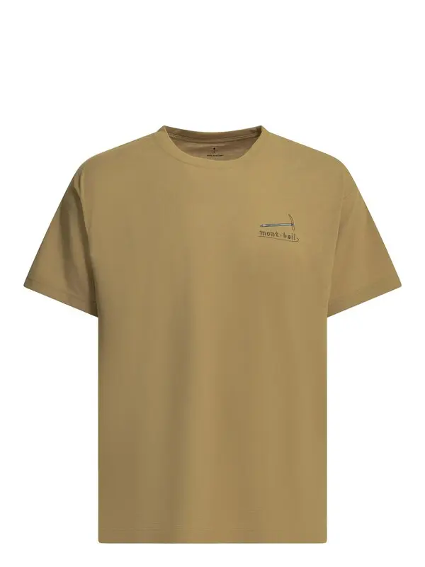 MONTBELL Graphic Print T-shirt - Beige
