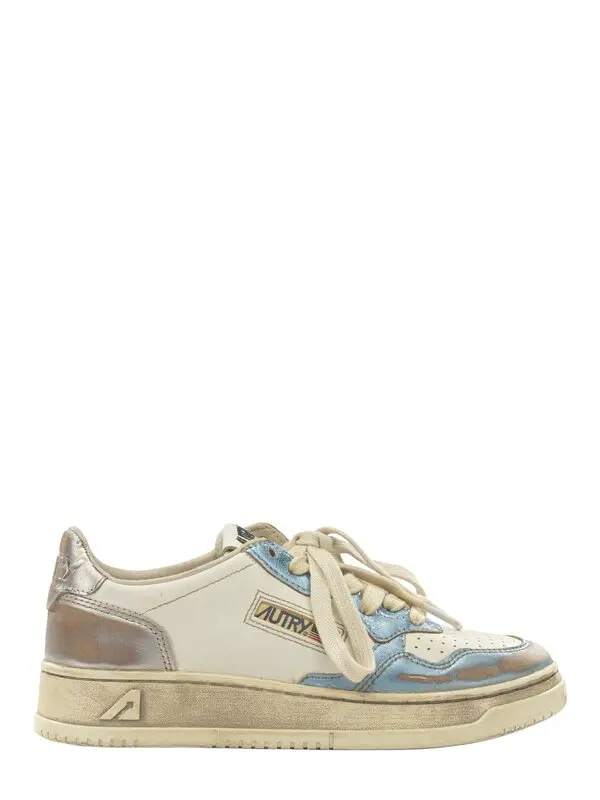 AUTRY Medalist Low Super Vintage" Low Top Sneakers - Light Blue