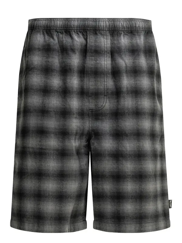 StÜssy Plaid Shorts - Black