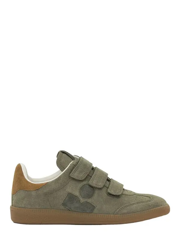 Isabel Marant Beth' Suede Low Top Sneakers - Green