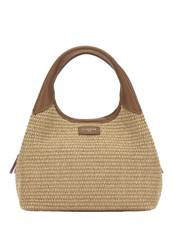 LE TANNEUR Woven Handbag - Beige