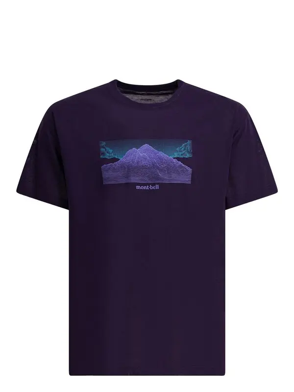 MONTBELL Graphic T-shirt - Purple