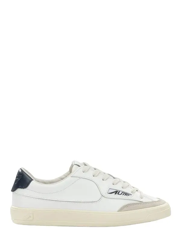 AUTRY Windscape Low" Lace-up Leather Sneakers - Blue