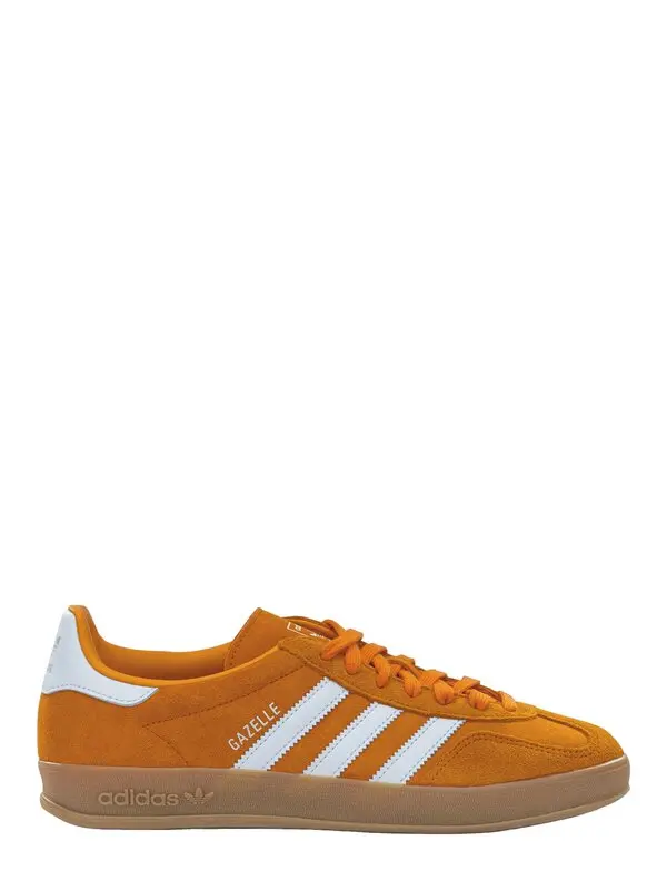 ADIDAS ORIGINALS Gazelle Indoor Low Top Suede Sneakers - Orange