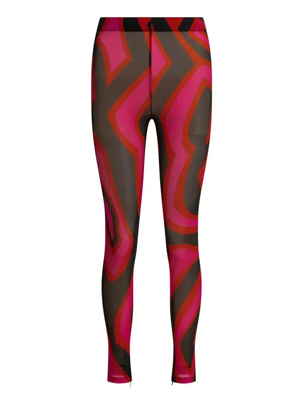 Emilio Pucci Marmo' Legging - Red