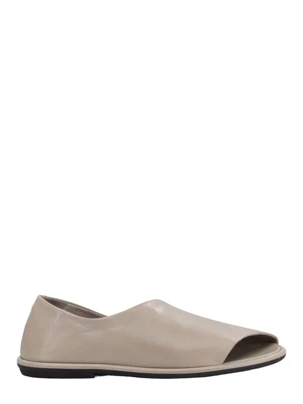 Officine Creative Mienne 102 Peep Toe Slippers - Black