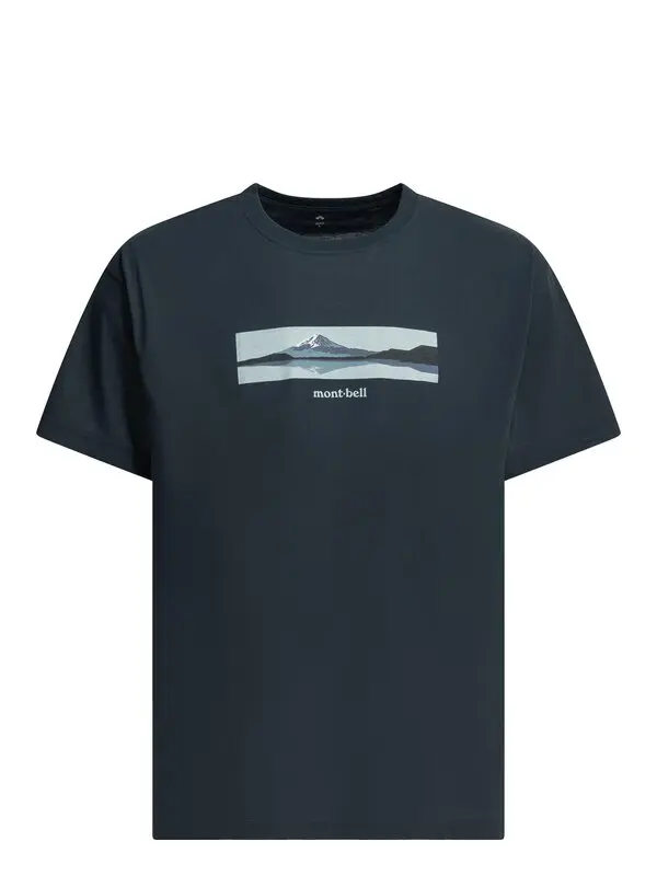 MONTBELL Graphic Print T-shirt - Blue