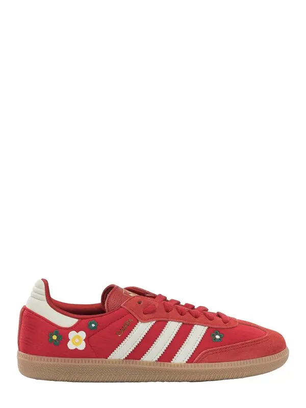 ADIDAS ORIGINALS X Liberty London Samba Og Low Top Sneakers - Red