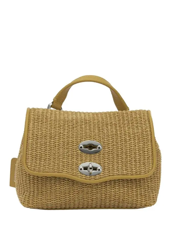 ZANELLATO Postina® Vimini Baby Woven Handbag - Yellow