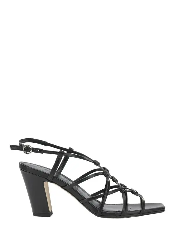 AeydĒ Acacia 75mm Heeled Sandals - Black