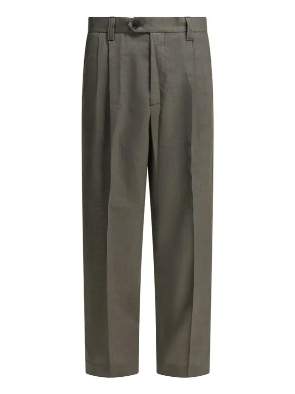 MFPEN Tailored Wool Trousers - Brown