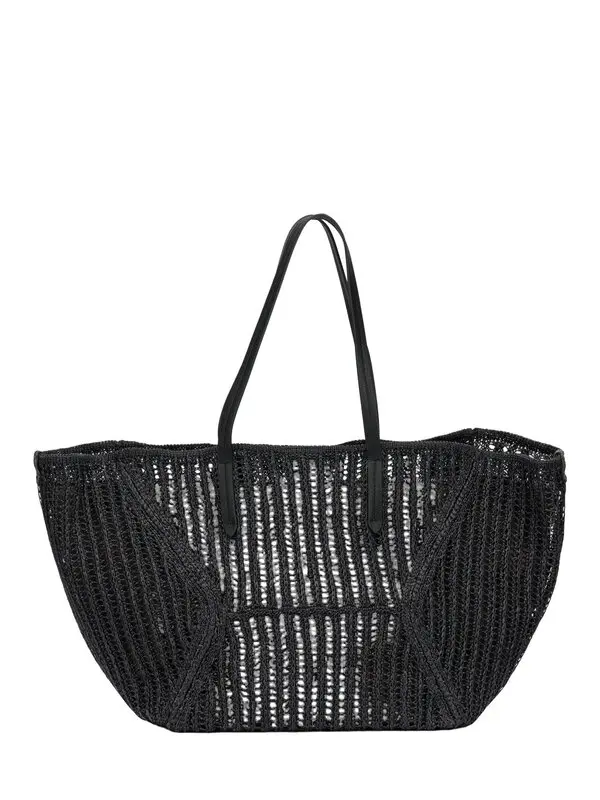 Brunello Cucinelli Large Bc Duo Shoulder Bag - Black