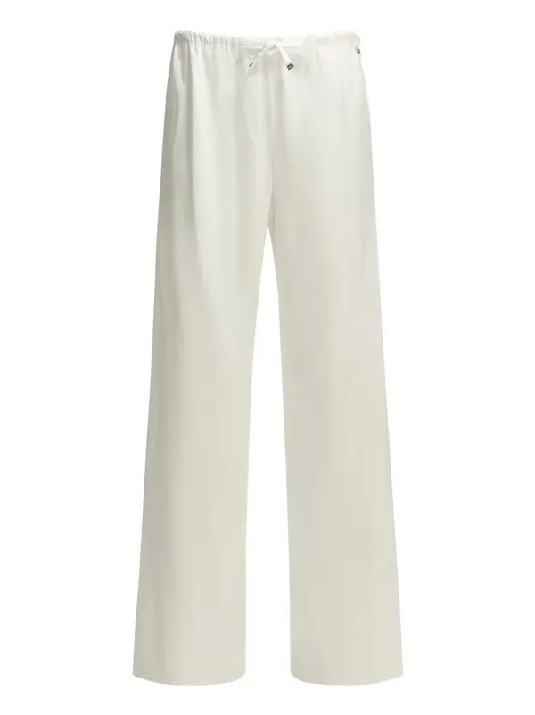 Herno Cotton-polyester Blend Straight Leg Pants - White