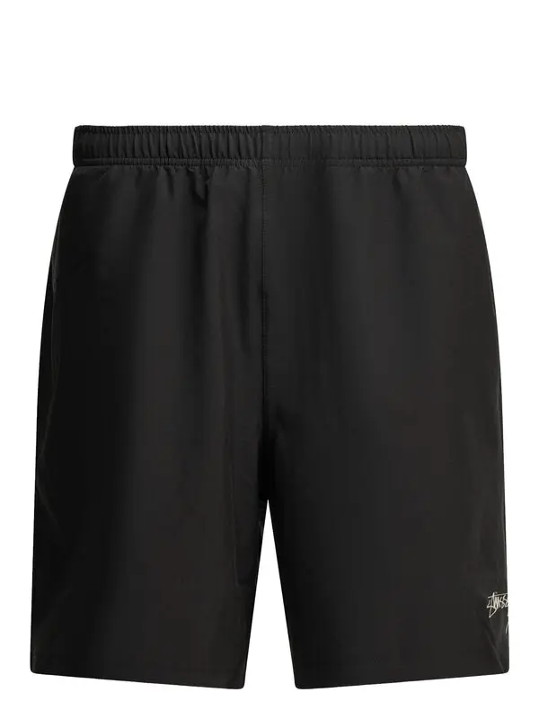 StÜssy Nylon Drawstring Shorts - Black